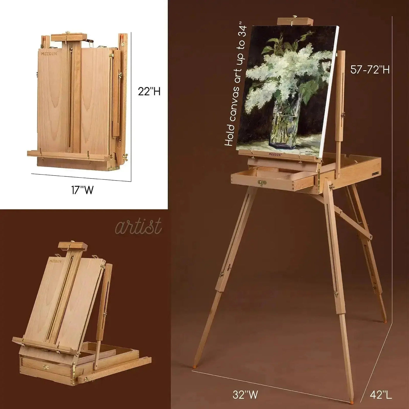MEEDEN Artist Oil Painting Set, 7x100ml/3.38oz - MEEDEN ART