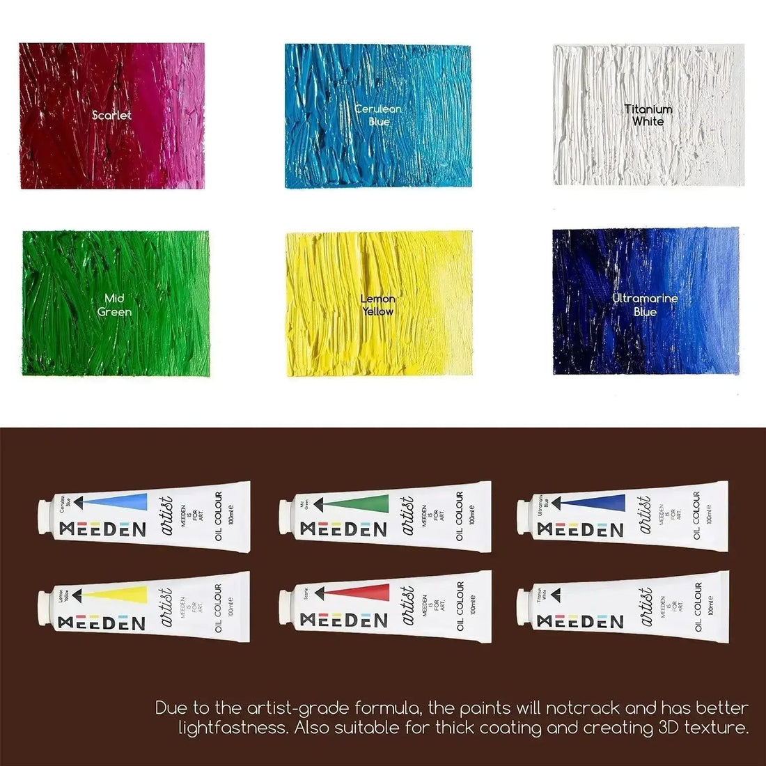 MEEDEN Artist Oil Painting Set, 7x100ml/3.38oz - MEEDEN ART